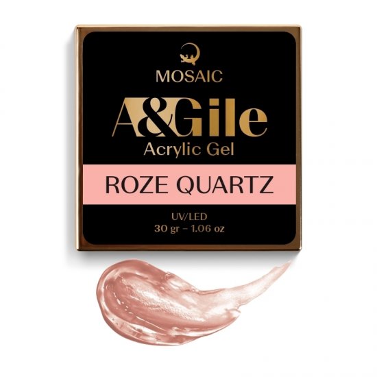 A&Gile Rose Quartz – European Standard – Nail Studio by Olga Khazova